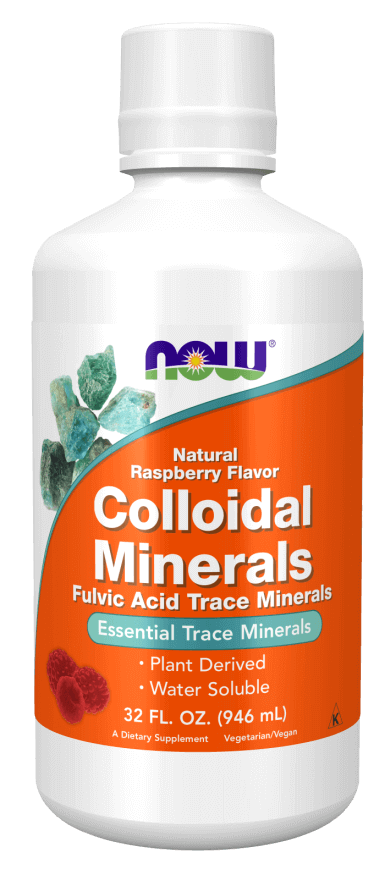 NOW FOODS Colloid Minerals - Colloidal Minerals - raspberry flavor (946 ...